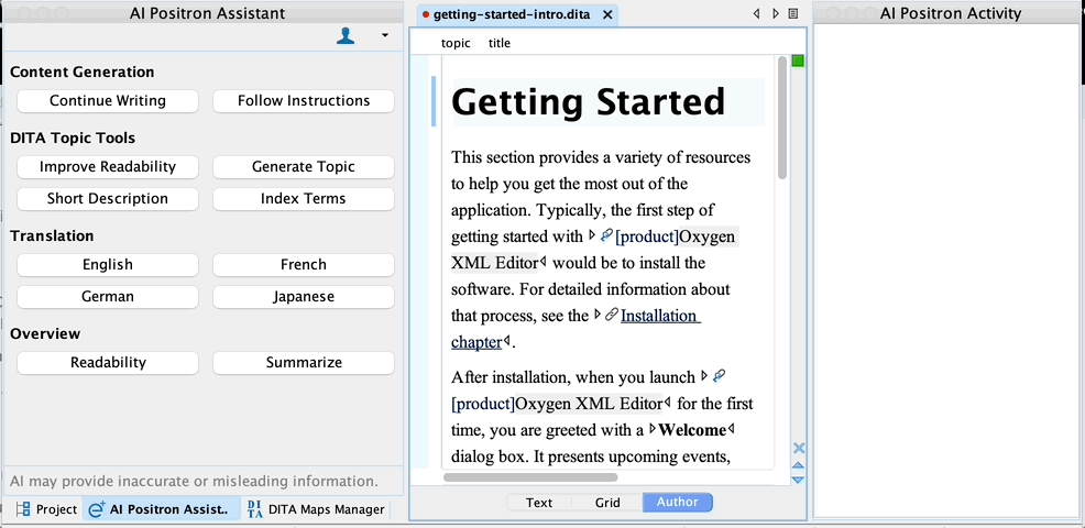 Oxygen AI Positron Assistant Add-on
